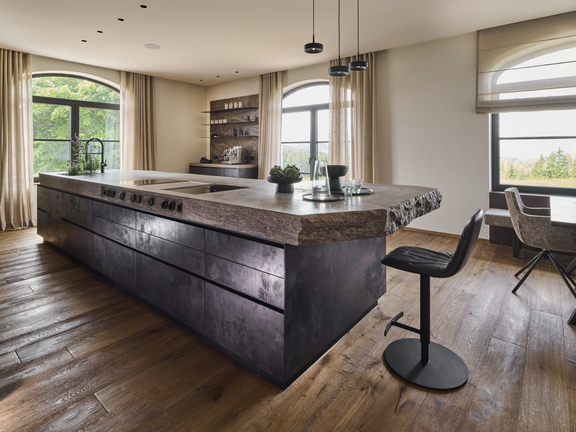 Handleless kitchen: Design from a single mould | BORA